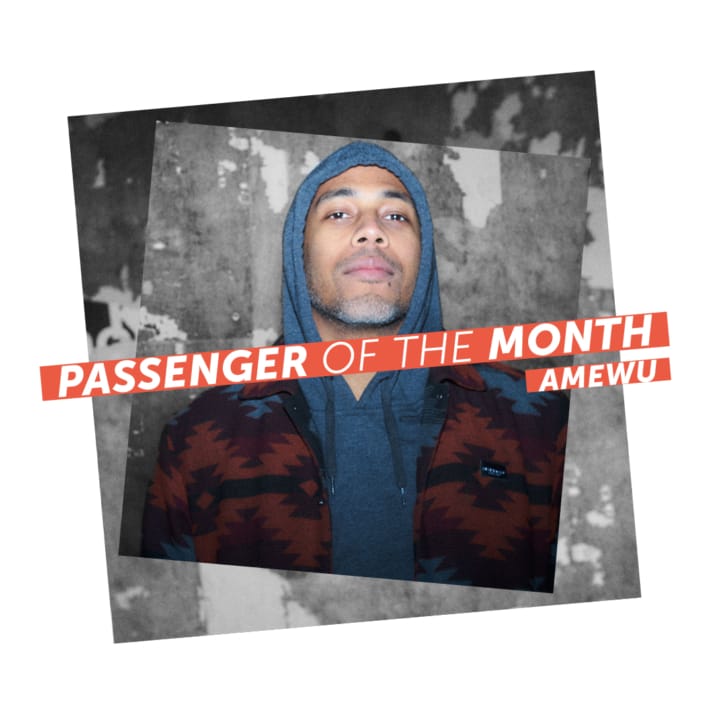 Our Passenger of the Month in January 2022: Amewu!